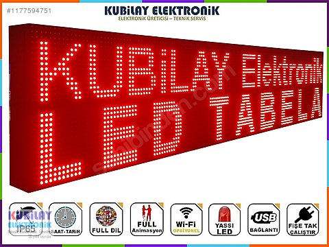 160x32 CM DIŞ MEKAN LED Tabela & Kayan Yazı / istediğini yaz - Yapı ...