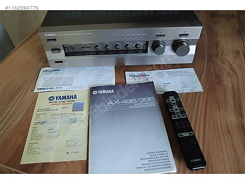 Yamaha Power Amfi - YAMAHA AX-496 NATURAL SOUND - 1162594776