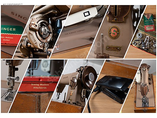 Nadir bulunan özel renkte "Singer 191Y" Serisi Dikiş Makinesi ...