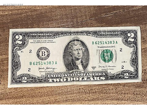 Kuzey Amerika / Nadir bulunan B serisi 2017 basım 2 dolar sahibinden ...
