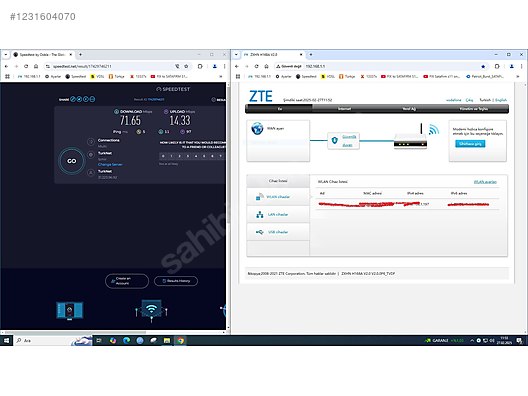 Kutulu ZTE ZXHN H168a (v2.0) 5ghz-2.4ghz VDSL2 Modem ._. - VDSL Modem ...