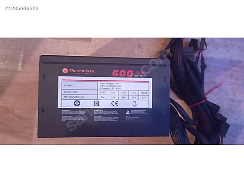 thermaltake 600w atx power Supply güç kaynağı at sahibinden.com ...