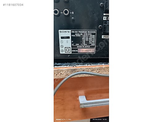 Sony Receiver Amfi - sony STR.414 L radyolu anfi - 1181607034