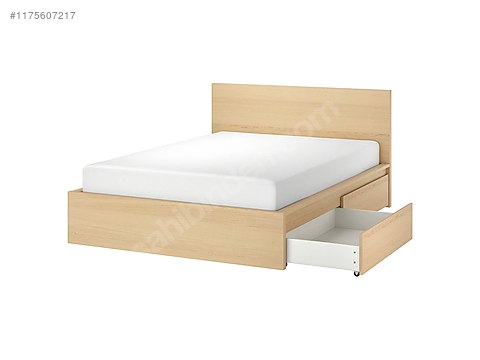 IKEA MALM YATAK ODASI (KARYOLA, ŞİFONYER, KOMODİN) TEK SATILIR - Ikea Yatak Odası Takımı ...