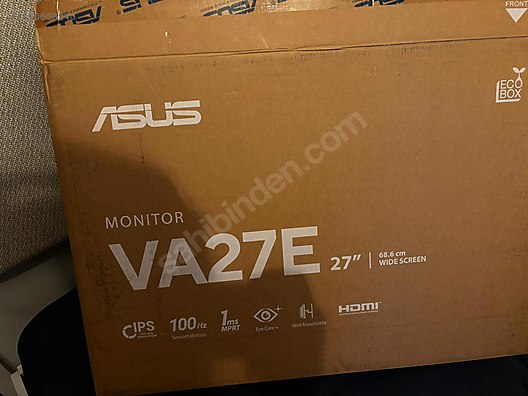 Asus VA27E ıps panel 27'' 100hz panel arızalı sadece sahibinden.comda ...