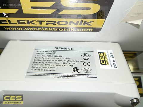 SIEMENS MULTIRANGER 200 7ML50332BB102A - Programlayıcı - 1228610387