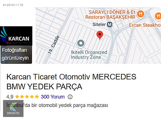 F20 LCİ ÖN ÇEKİ KAPAĞI 51117387170 - İlan ve alışverişte ilk adres ...
