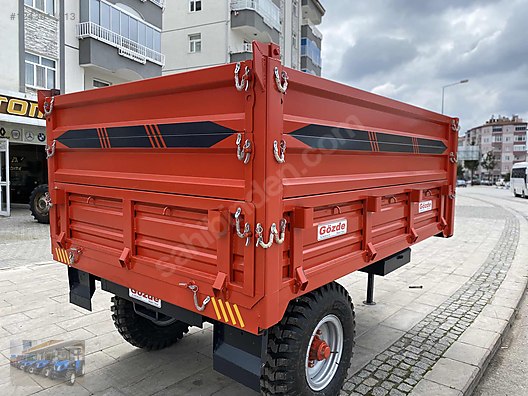 SIFIR 2 TEKER ÇİFT İLAVE ARKA AÇILIR KAPAK GÖZDE YAPIMI RÖMORK ...