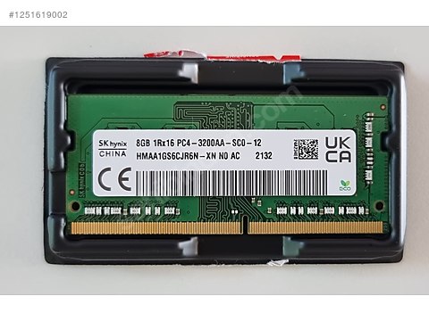 SK-HYNIX LAPTOP RAM 16GB (8X2) -3200 DDR4 HİÇ KULLANILMAMIŞ - İlan ve ...