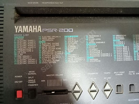 Yamaha psr 200 model org - Org ve Tuşlu Çalgılar sahibinden.com'da ...