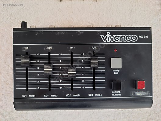Diğer Pre Amfi - VİVANCO MX310 MİXER VE PİKAP PRE-AMFİSİ - 1140622086
