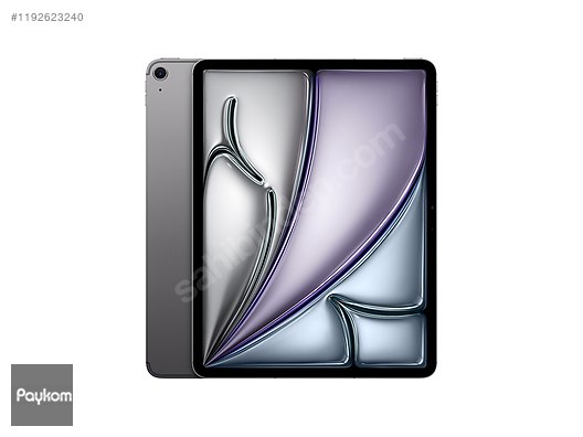 Apple 13 inç iPad Air M2 Wi-Fi + Cellular 128GB Uzay Grisi Apple 13 inç iPad Air M2 Wi-Fi + Cellular 128GB Uzay Grisi