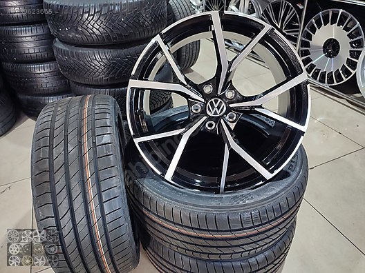 18 5X112 GOLF 8 PASSAT CC LEON JETTA CADDY R-LİNE JANT LASTİK - En ...