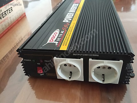 İnverter Paco 2000W 12/220V AC Sinüs - Elektronik Güç Kaynakları ...