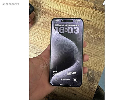 Apple / iPhone 15 Pro Max / İphone 15 pro max 1 TB TR sahibinden.comda ...