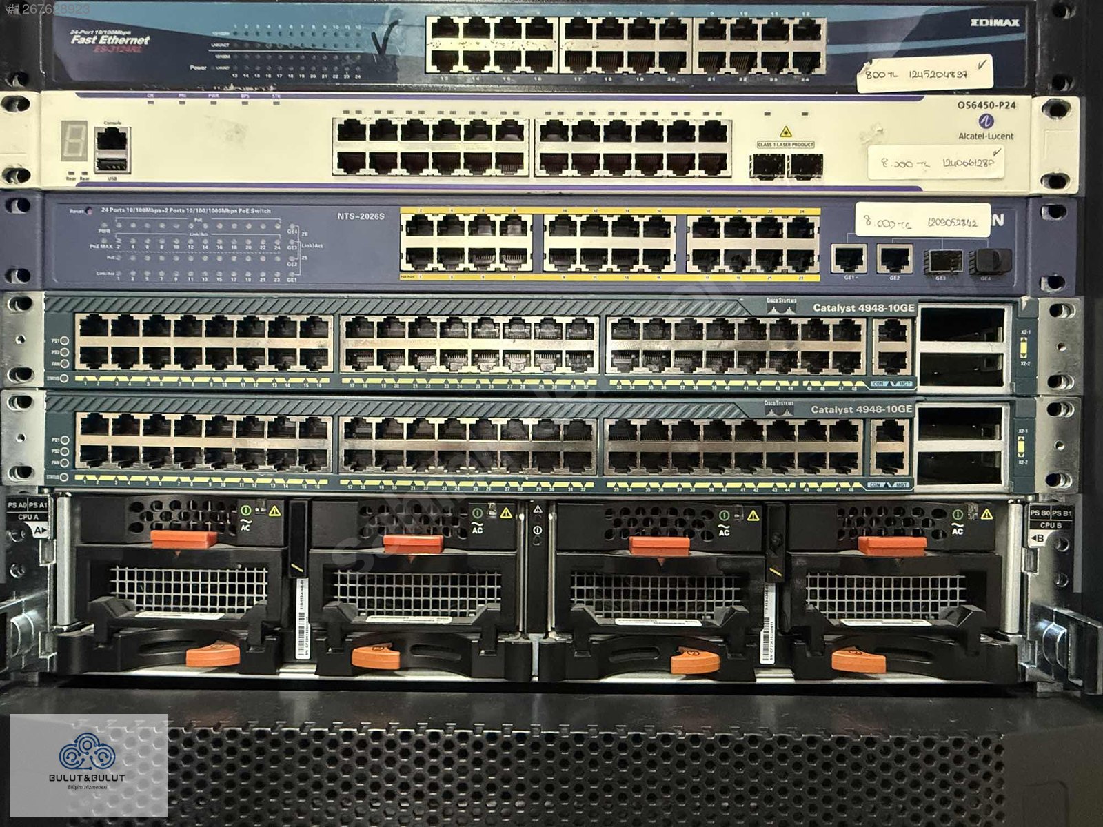 Cisco Catalyst WS-C4948-10GE-S 48 Port Switch 10GbE Uplink on ...