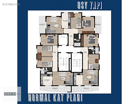 ASİL PARK EVLERİ Projesi 2+1 K. Mutfak Balkonlu Satılık Daire - Satılık Daire İlanları ...