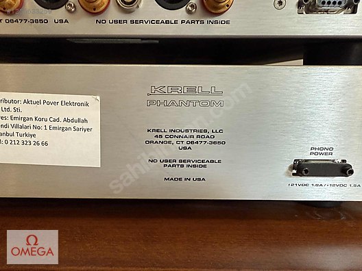 Krell Power Amfi - KRELL EVOLUTION 600E POWER PHANTOM PRE AMPLIFIER ...