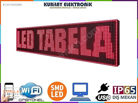 64X64 CM KAYAN YAZI SMD LED TABELA / İSTEDİĞİNİ YAZ 7 ÜRETİCİDEN - Yapı ...