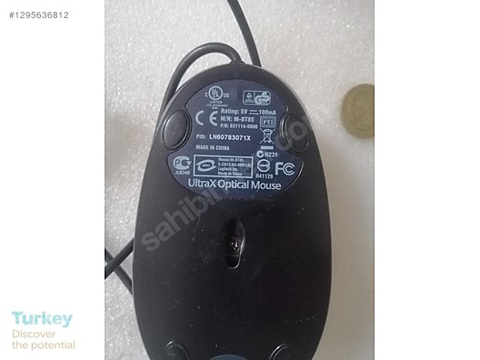 logitech ultrax optical kablolu mini mouse sahibinden.comda - 1295636812