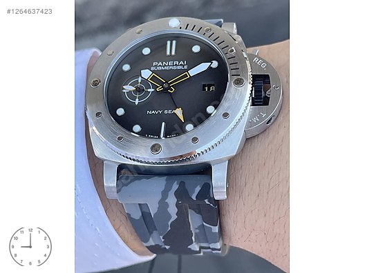 Panerai / Panerai Submersible Gmt Navy Seals PAM 1323 Şeffaf kargo ...