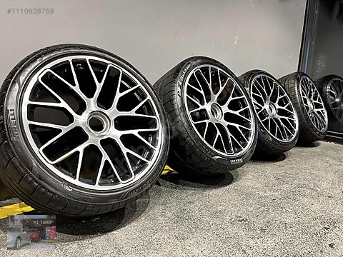 PORSCHE 911 TURBO S JANT LASTİK TAKIMI ORJİNAL PORSHE JANT - En uygun ...