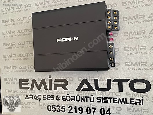 Amfi / FOR-X XDQ 225.4 MIDRANGE ANFİSİ 4*225 RMS EMİR AUTO sahibinden ...