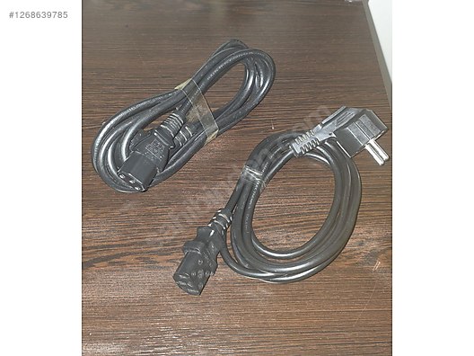 masaüstü pc ve monitör güç kablosu sahibinden.comda - 1268639785