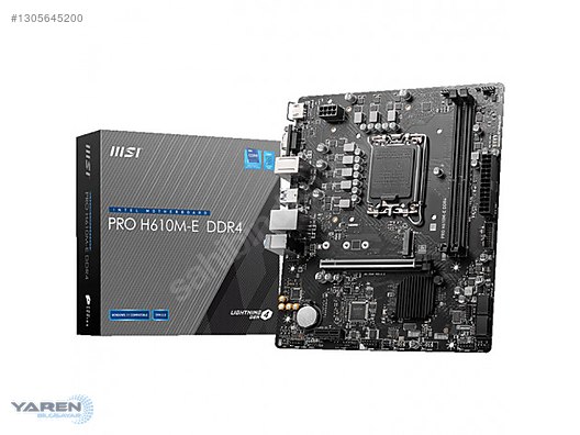 MSI PRO H610M-E DDR4 INTEL H610 1700 3200MHz(OC) M.2 ANAKART sahibinden ...