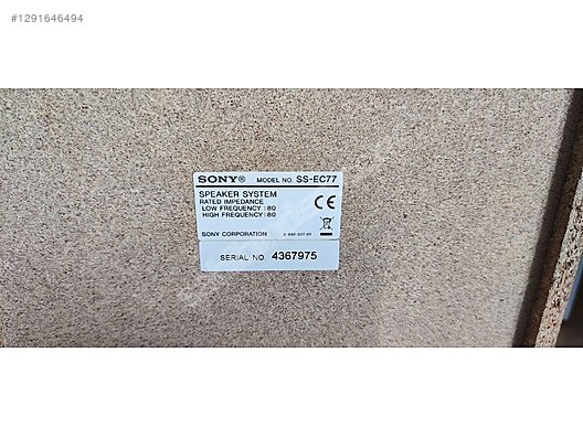 SONY MINI HI-FI COMPONENT SYSTEM MHC-EC77 KUMANDASI MEVCUT - İkinci El ...