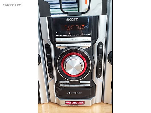 SONY MINI HI-FI COMPONENT SYSTEM MHC-EC77 KUMANDASI MEVCUT - İkinci El ...