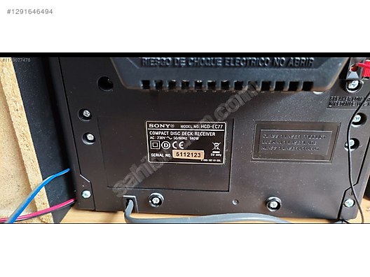 SONY MINI HI-FI COMPONENT SYSTEM MHC-EC77 KUMANDASI MEVCUT - İkinci El ...