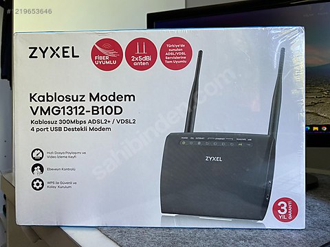 ZYXEL VMG1312-B10D MODEM - SIFIR AMBALAJINDA - VDSL Modem ilanları ...