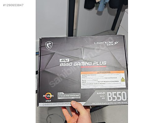 MSI B550 GAMGİN PLUS sahibinden.comda - 1290653847