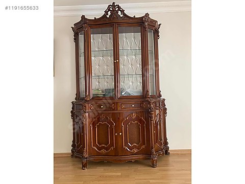 Dining Room / Antique Buffet & China Cabinet / Vitrin eski antika at ...