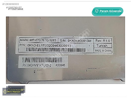 İkinci El Asus Notebook Klavye 300 TL - 1283656503