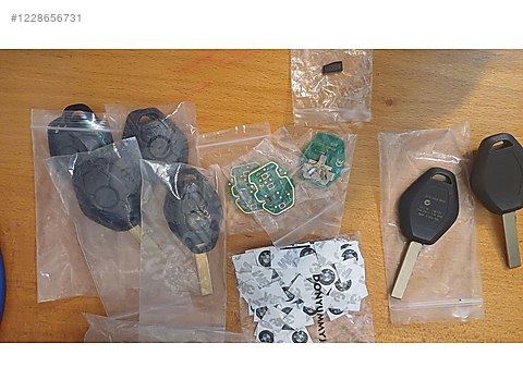 BMW E46 Kapı Anahtarı / FOB + RF Devre + Immobilizer Çip + Logo at ...