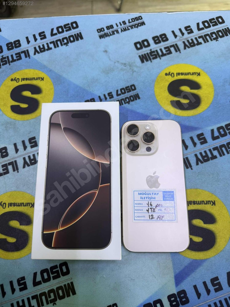 Apple / iPhone 16 Pro / İPHONE 16 PRO ÇÖL RENK 1T GB MOĞULTAY İLETİŞİM ...