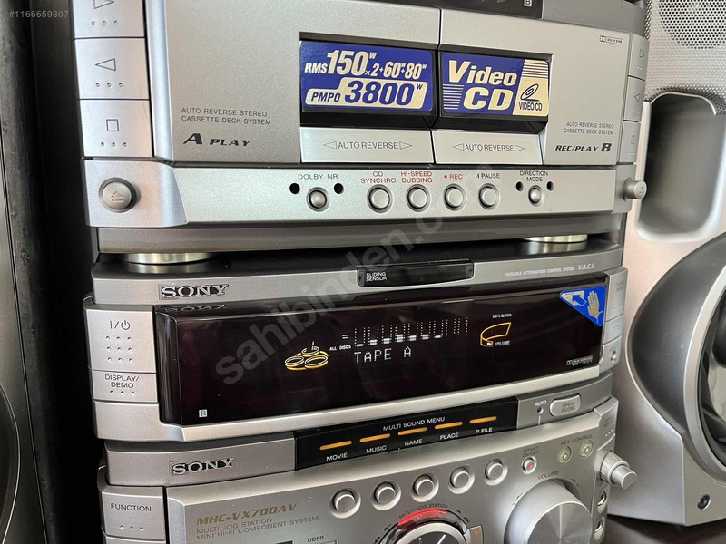 SONY MHC-VX 700 AV MÜZİK SETİ - İkinci El Sony Müzik Seti & Teyp ...