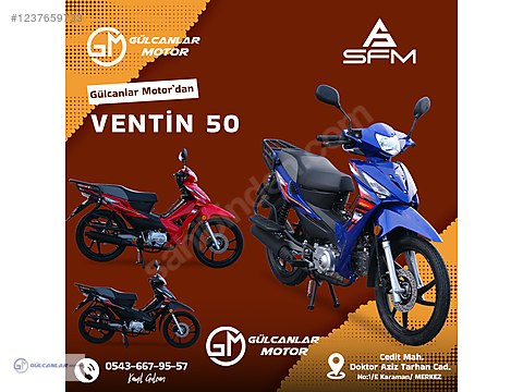 SFM Ventin 50 2024 Model Scooter / Maxi Scooter Motor Motosiklet ...