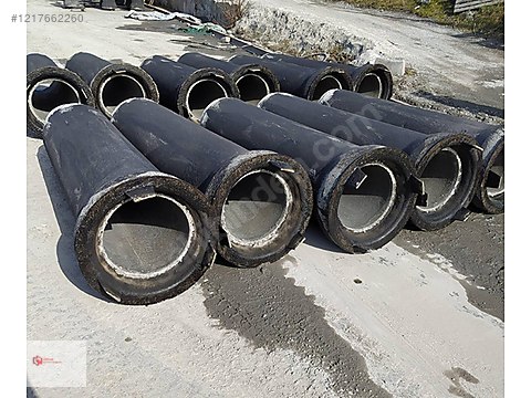 200mm Entegre Contalı Muflu Beton Boru /200 lük Künk/Büz/Rögar ...