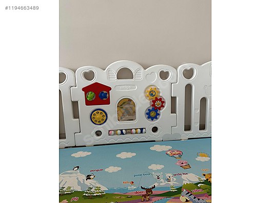 Oyun Alanı / Unigo oyun çiti (beyaz) gri kapılı sahibinden.comda ...