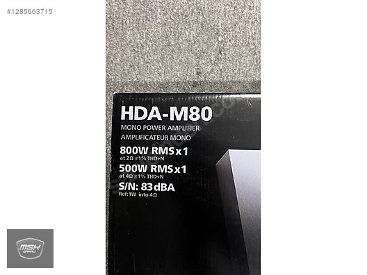 Amfi / ALPINE HDA-M80 MONO AMPLİFİKATÖR sahibinden.comda - 1285663715