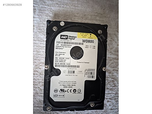 2 ADET 80GB HDD Hard disk on sahibinden.com - 1280663928