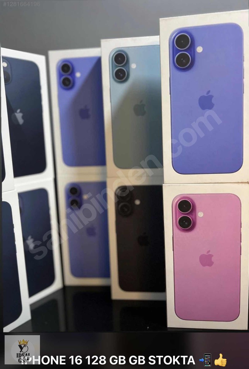 Apple / iPhone 16 / IPHONE 16 128 GB sahibinden.comda - 1281664196