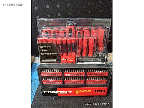 COREBILT 100 Parça tornavida seti sahibinden.comda - 1150664628