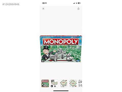 Monopoly Klasik Hasbro Gaming C1009 sahibinden.comda - 1242664946