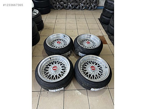 4x100 SIFIR BBS RS2 JANT LASTİK TAKIMI 9/10 TAKAS OLUR at sahibinden.com - 1233667365