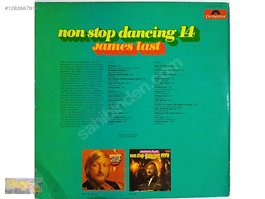 JAMES LAST NON STOP DANCİNG 14 33 LÜK PLAK - Müzik Plakları Alışverişte ...