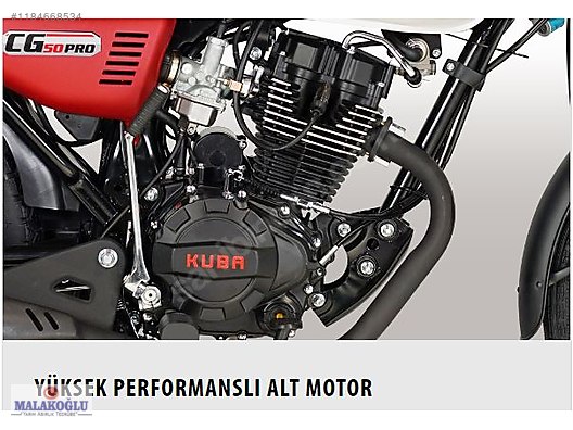 Kuba CG 50 Pro New 2024 Model Commuter Motor Motosiklet Mağazasından Sıfır 50.000 TL - 1184668534